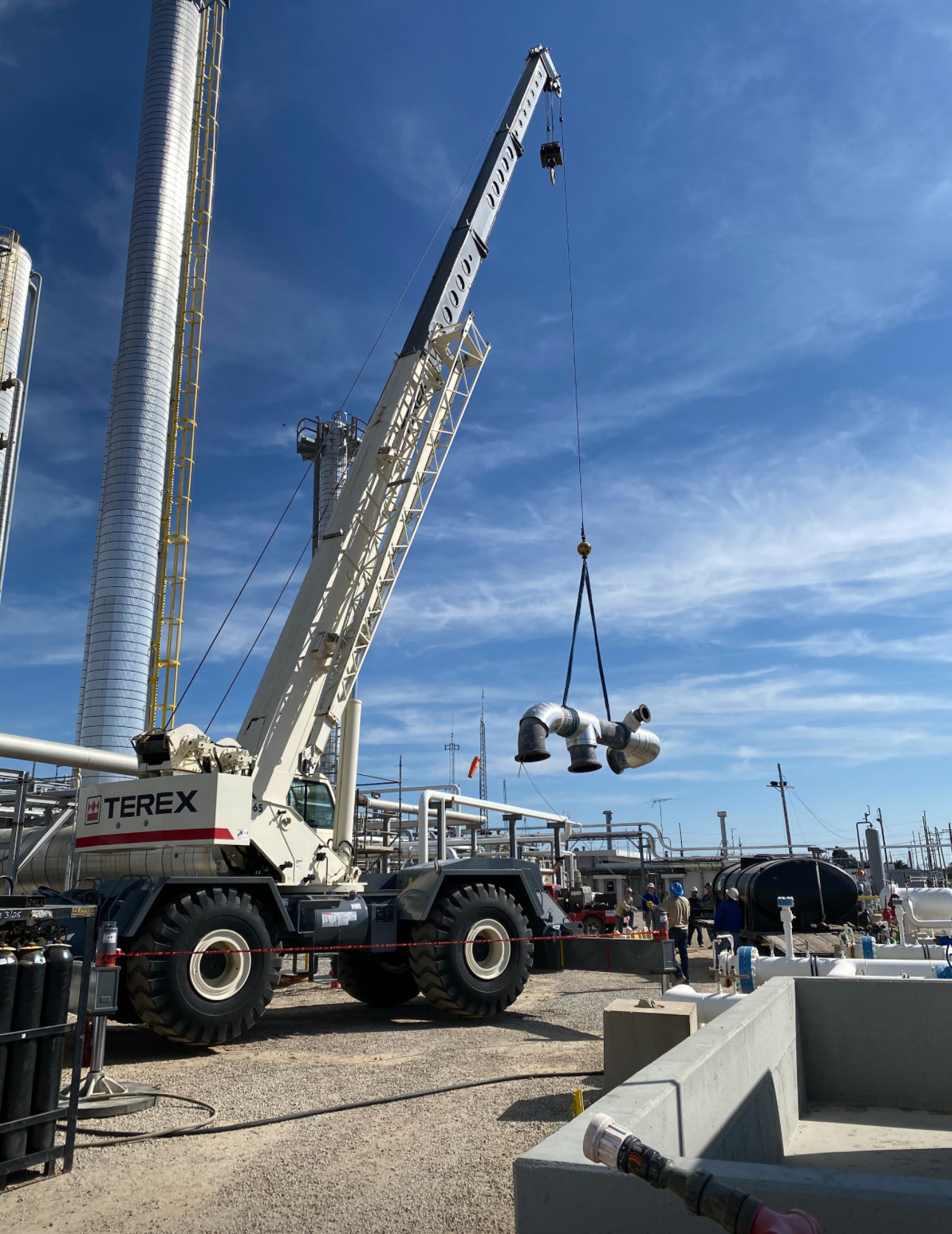 Lifting, Transporting, Positioning Heavy Equipment - 4 Point Crane Services